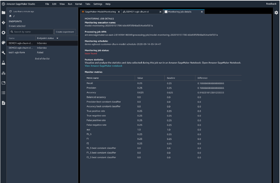Amazon SageMaker Model Monitor | ML Model Accuracy | Amazon Web Services
